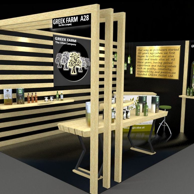 Εκθεσιακό περίπτερο της Greek Farm στην έκθεση FoodExpo 2015 | Art And ...
